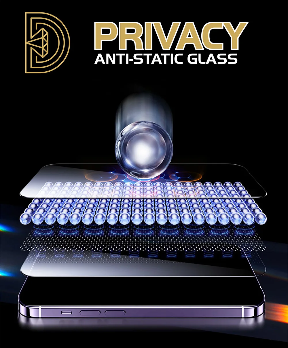 Privacy Golden Diamond 30 Degrees Esd Anti-peep Anti-fingerprint ...