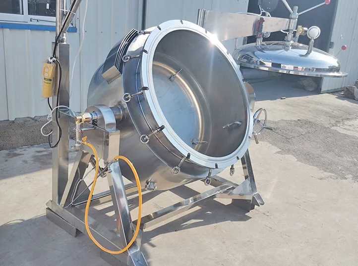 Commercial Big Capacity Electric Gas Heating Industrial Pressure Cooker ...