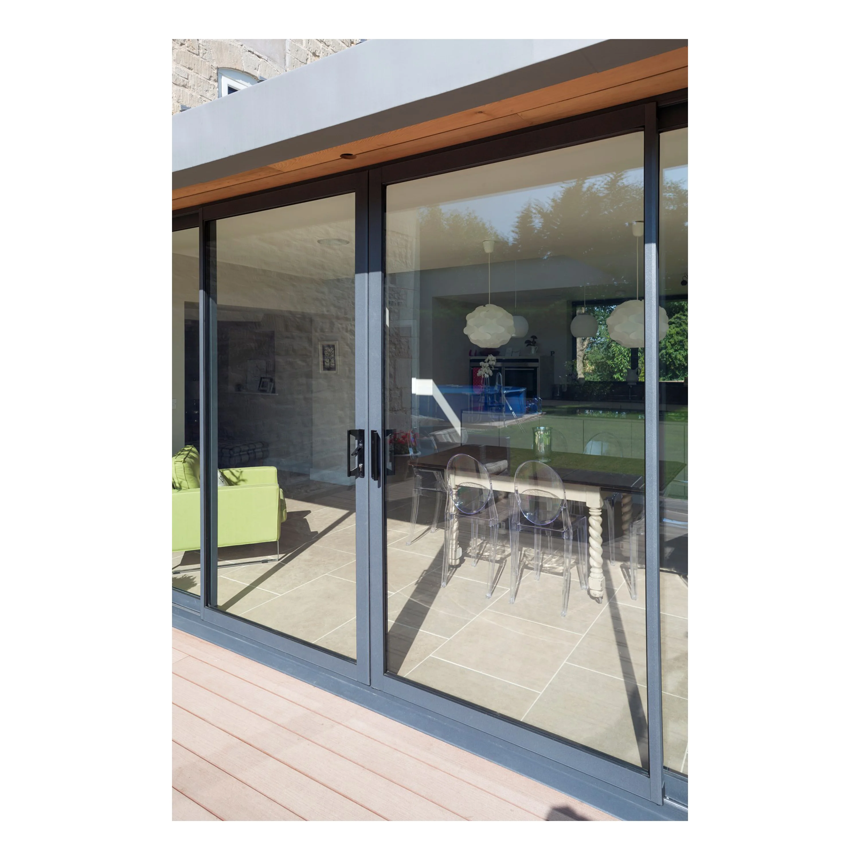 As2047 Australian Doors Stacker Doors Standard 3 Panel Glass Aluminum ...