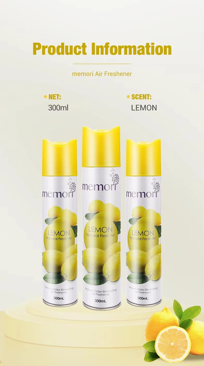 Sunny Citrus Fragrance Aerosol Air Freshener Spray Eco-Friendly for ...