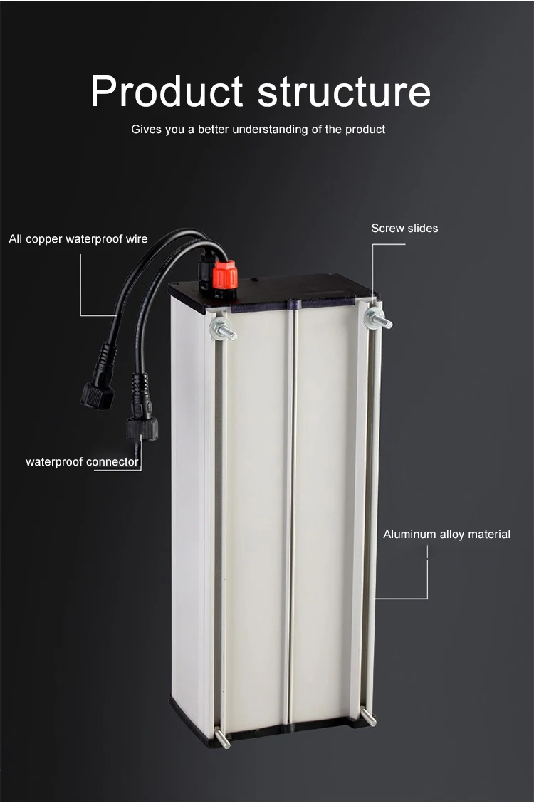 Ip67 Solar Street Light Battery Pack 12.8v60ah Solar Led Street Light ...
