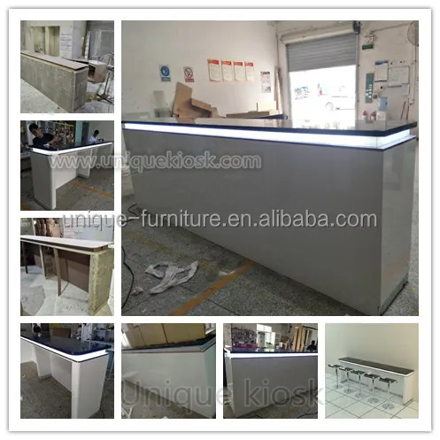 Stone Counter Table Reception Desk for Hotel Front Welcome