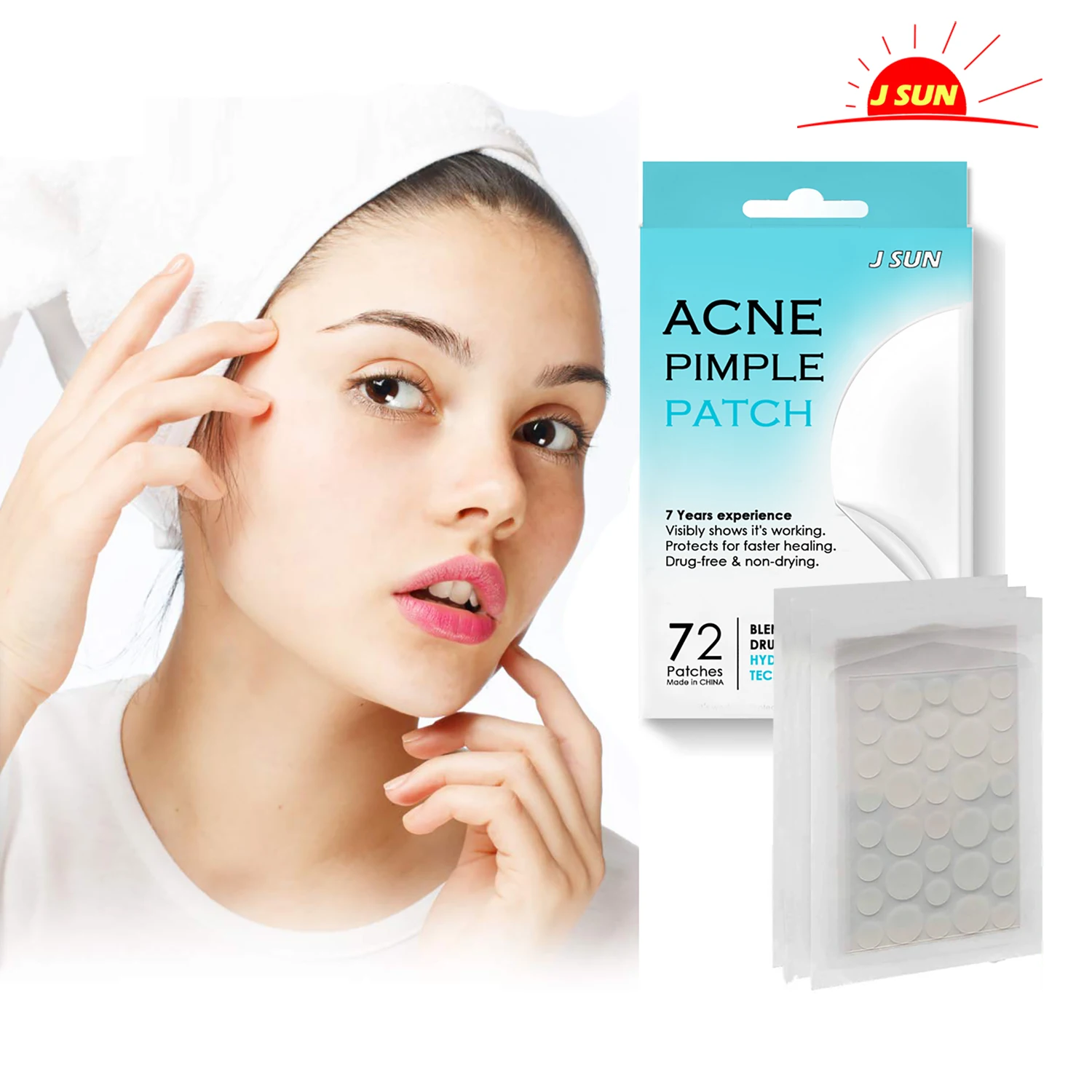High Quality Medical Hydrocolloid Acne Pimple Master Patch Blemish Acne Patch 36 Patches - Buy ...
