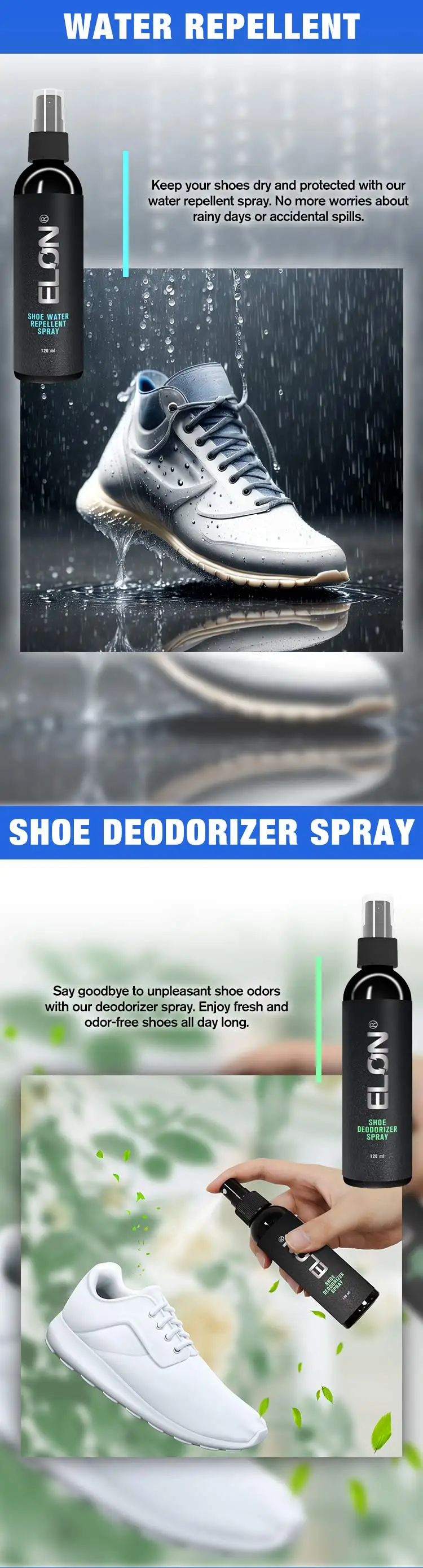 Elon Natural 150ml Foam Cleaner Spray Shoes Natural Private Label Shoe ...