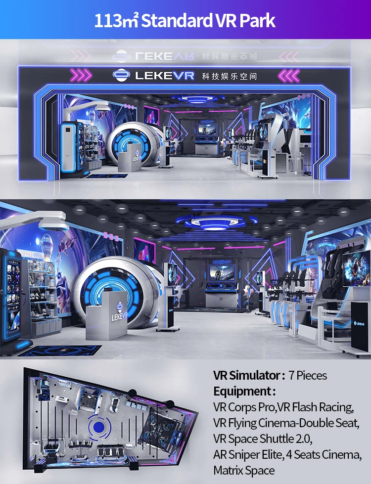 Leke Vr Business Opportunity Earn Money Amusement Park 9d Egg Cinema Chair Shooting Simulator ...