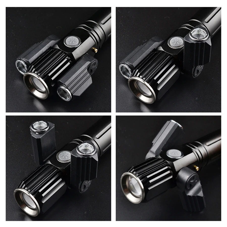 Bike Light 1000 Lumen Flashlight For Usb Rechargeable 18650 Battery Mtb ...