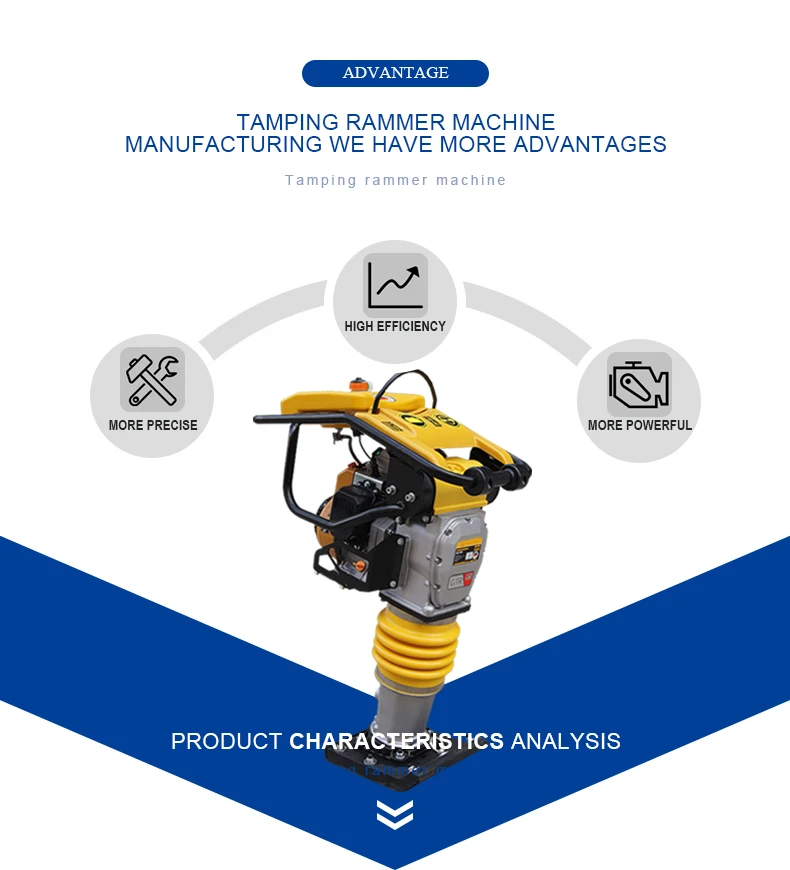 Power Rammer Hammer Rammer Compactor Good Price Tamping Rammer For ...