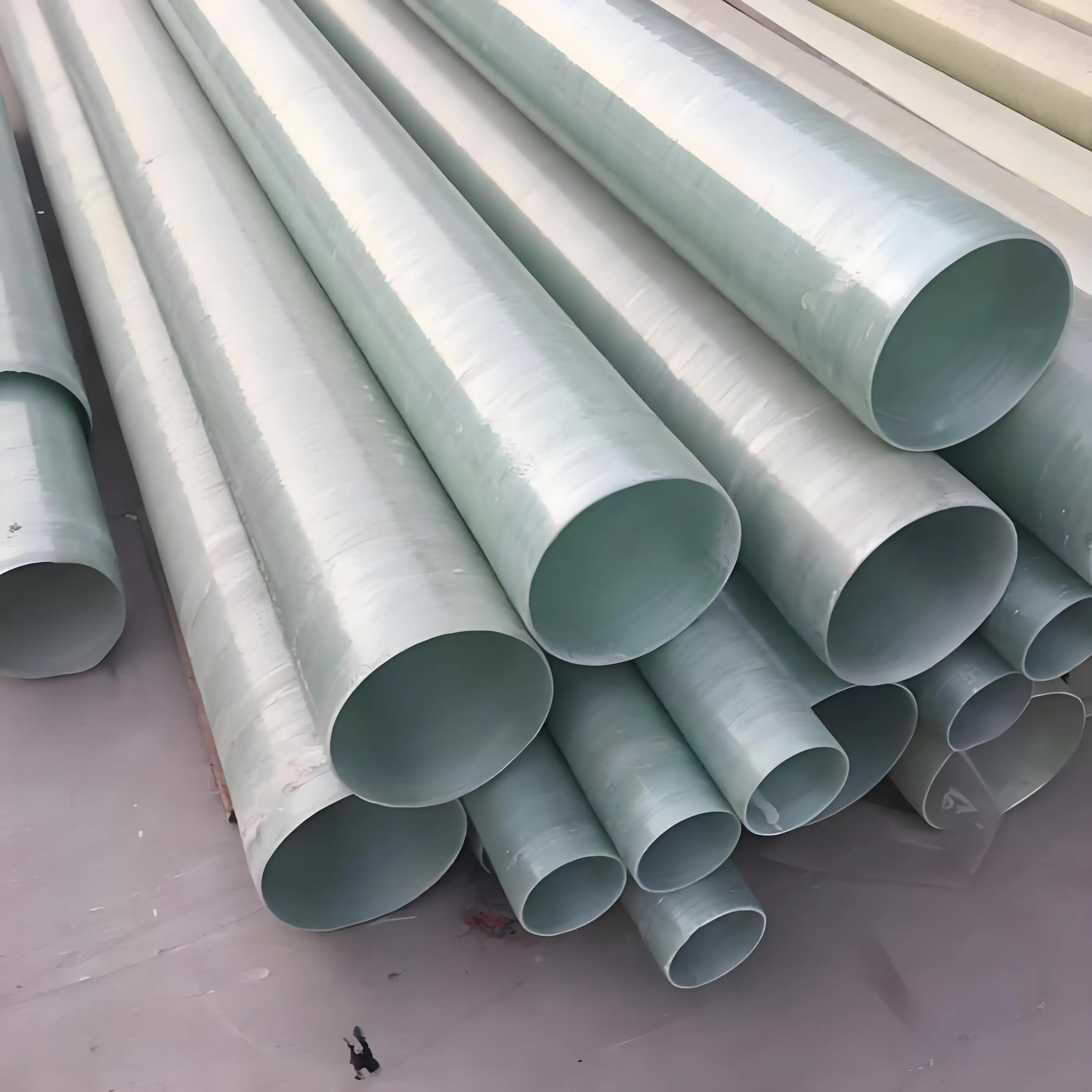 Grp Frp Pipe Fiber Glass Composite Pipe/frp Process Pipe/buried Frp ...