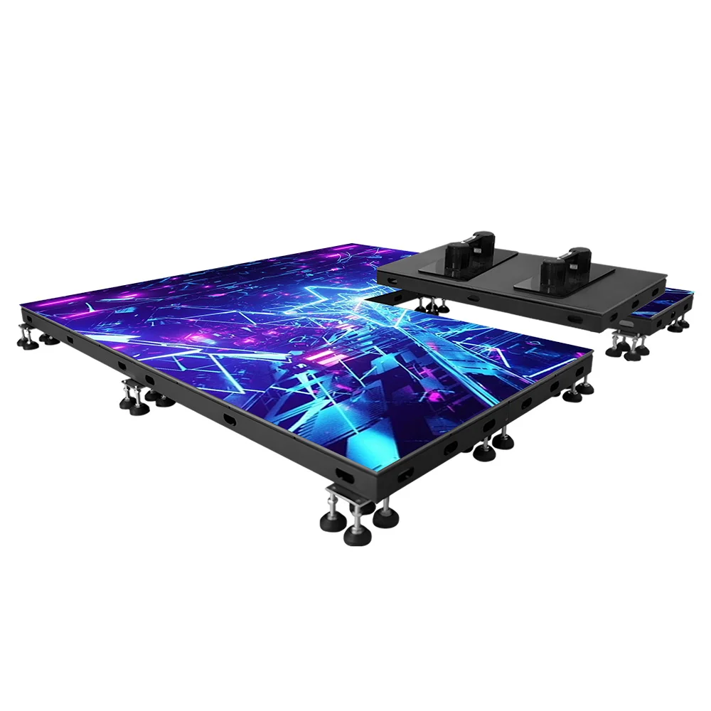 Full Color Smd P3.91 P4 Interactive Dance Floor Advertising Panel Tile ...