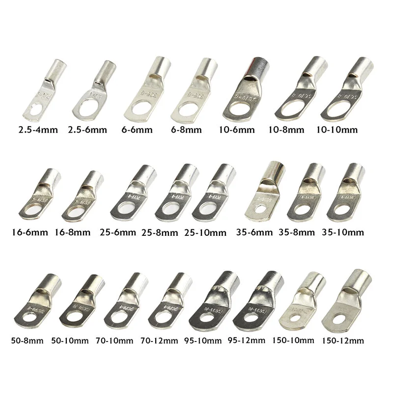Small Size SC Cable Lugs - Tinned Copper Terminal Lugs