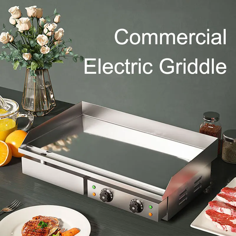 Commercial Counter Top Restaurant Stainless Steel Hamburger Griddle ...