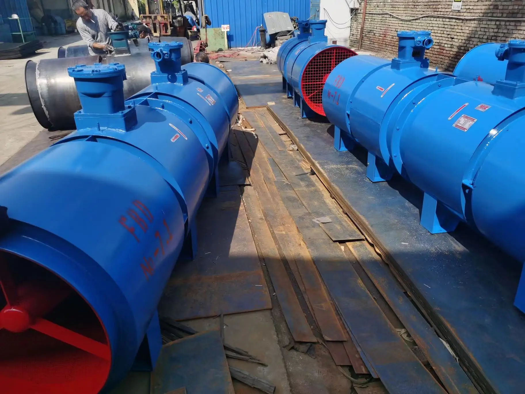 Underground Mining Tunnel Axial Flow Ventilation Fan for Subway Jet ...