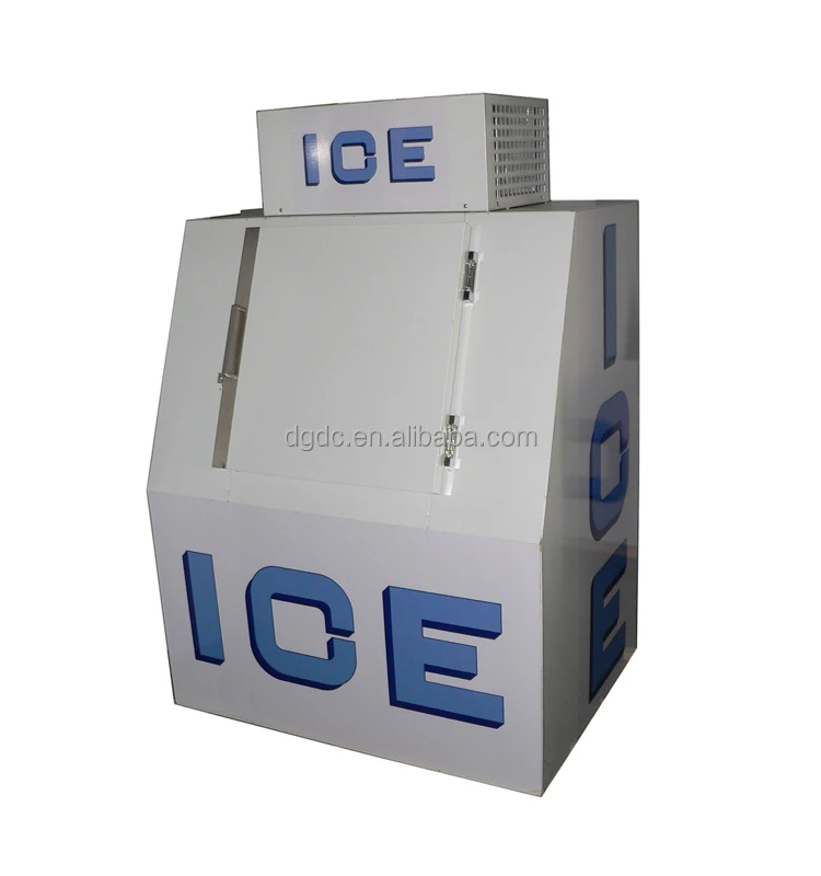 Refrigerated Outdoor Ice Box - Efficient Bagged Ice Storage