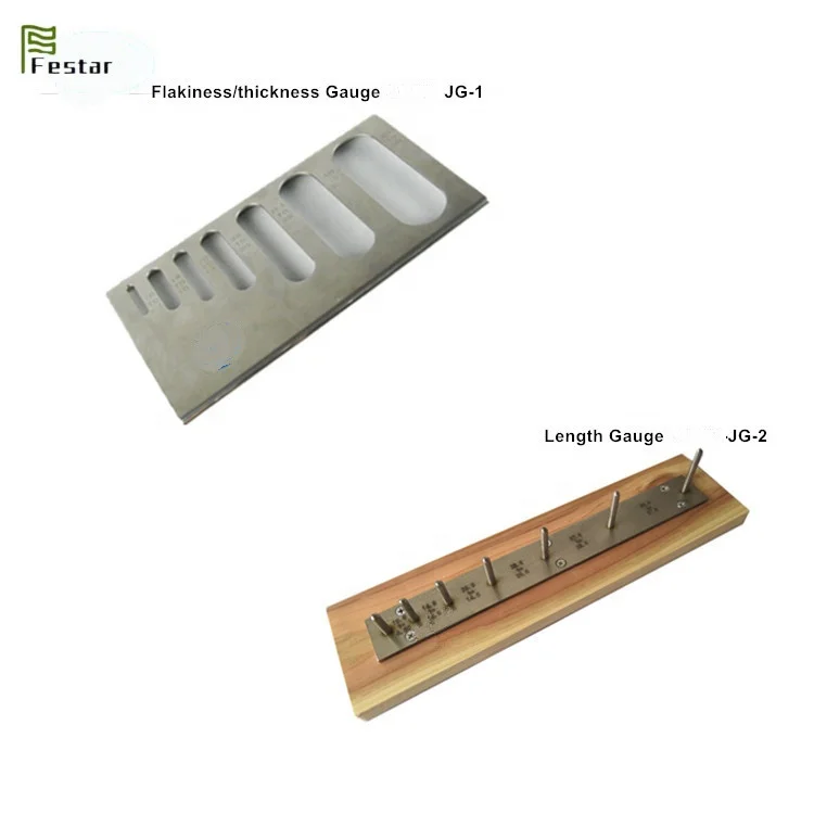 Flakiness Gauge - Aggregate Thickness & Index Measurement