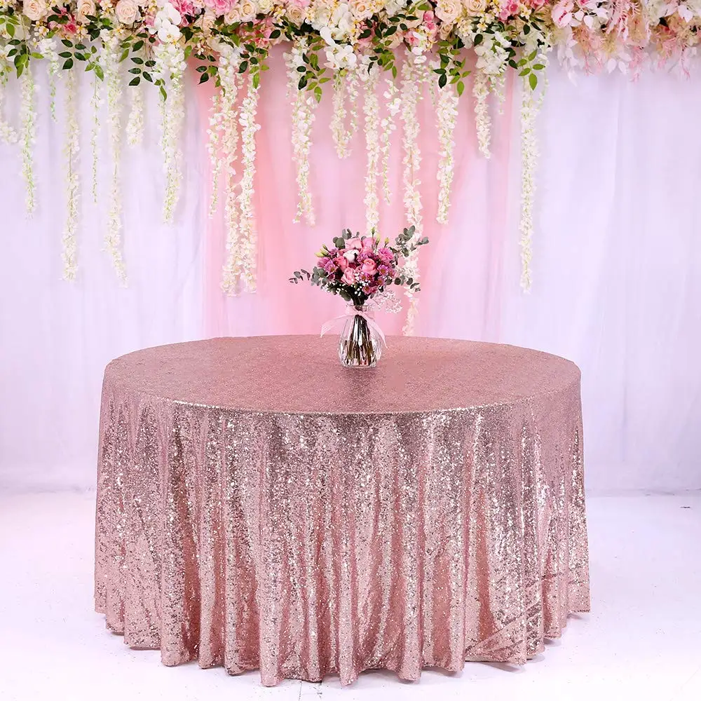 Fancy Birthday Party Event Banquet Table Cloth Linen Overlay Cover ...