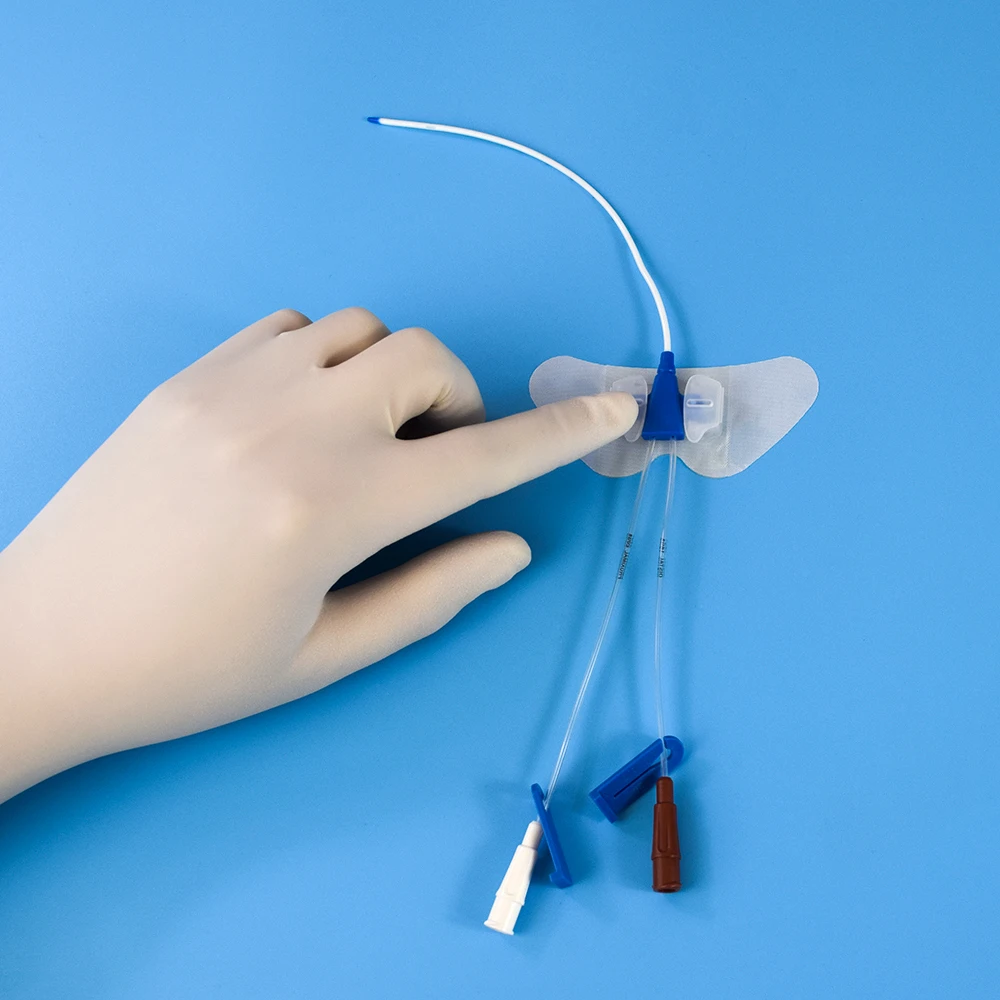 Medical Sicc Picc Drainage Tube Butterfly Buckle Fixation Attached Bile ...