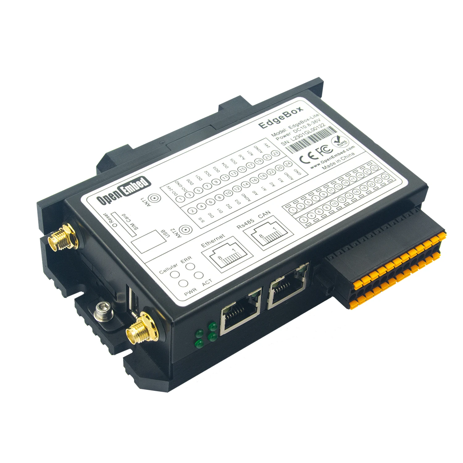 Esp32 Industrial-grade Plc Controller With 4g Lte & Wifi, Oem