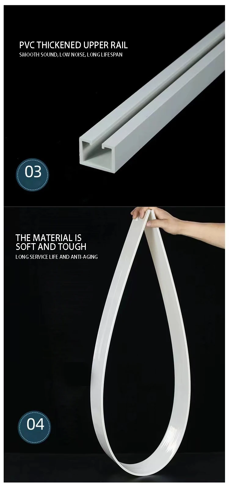 Exterior Partition Bathroom Pvc Folding Sliding Bifold Door Room Panel ...