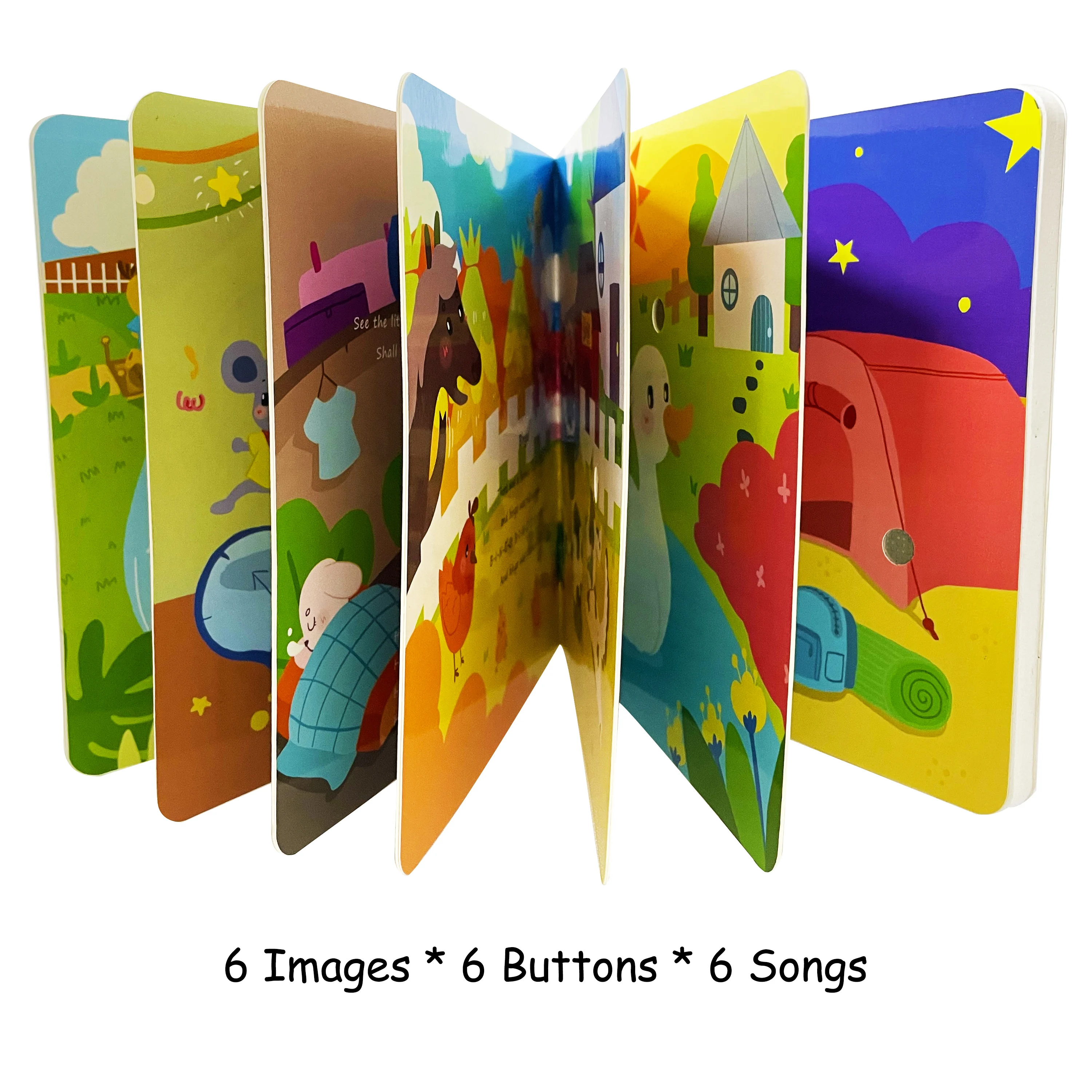 Leleyu Songs Book Sound Talking Pushi Button Books Custom Programmed ...