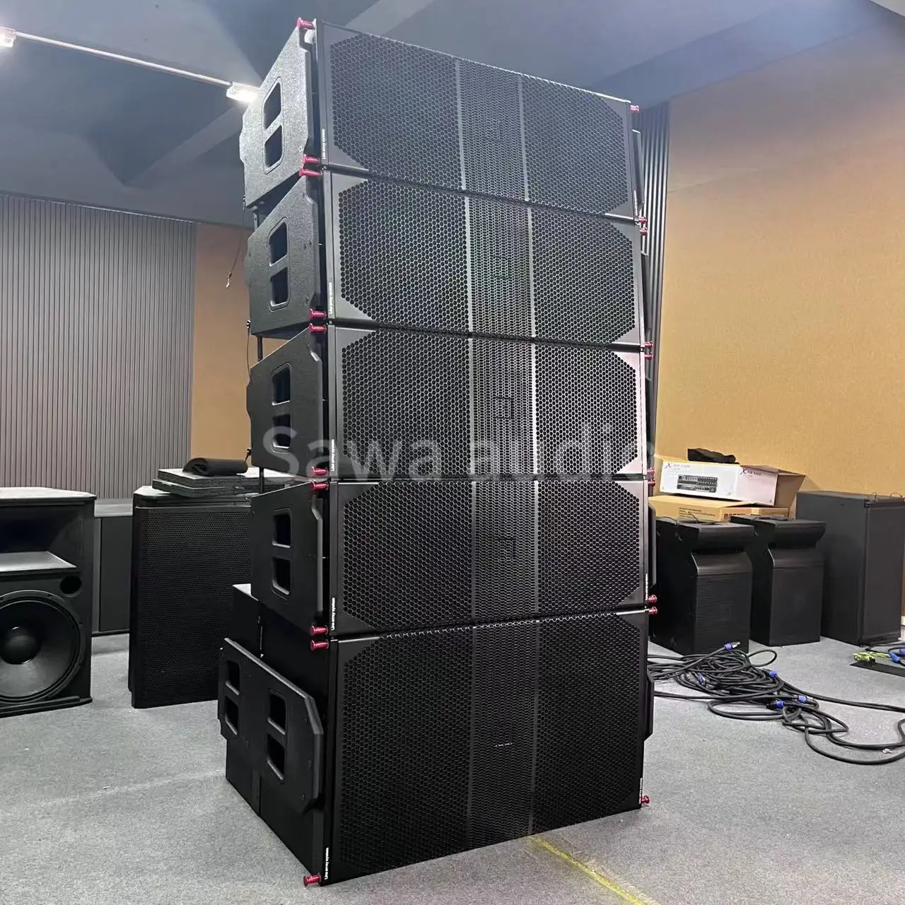 Sawa2 Dual 12 Inch 2 Way Passive Line Array Speakers Audio Sound Equipment Professional Sound ...