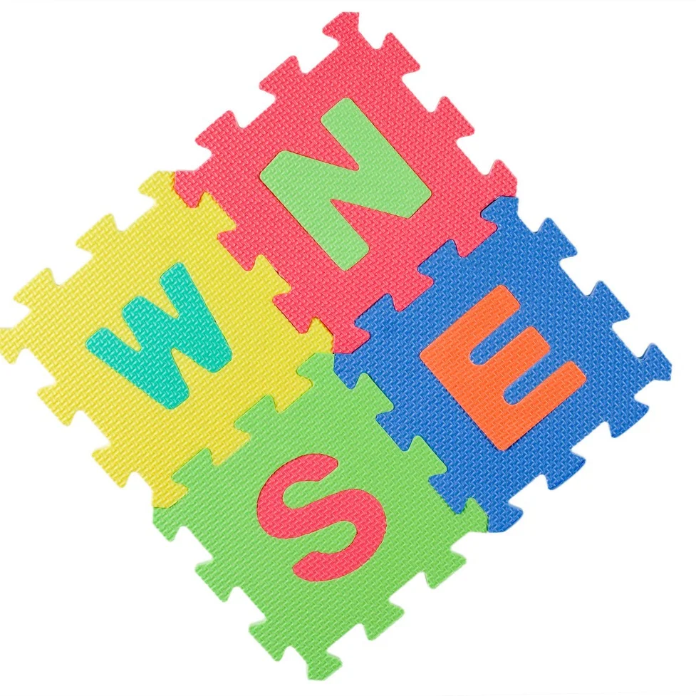 Honloy New Animal Alphabet Kids Natural Cloud Plastic Puppy Circle ...