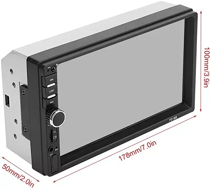 7018B Touch Screen 2 Din 7 Inch Car Music Video Radio MP5 Player with Wifi BT GPS Car Radio Mirror Link Steering Wheel control
