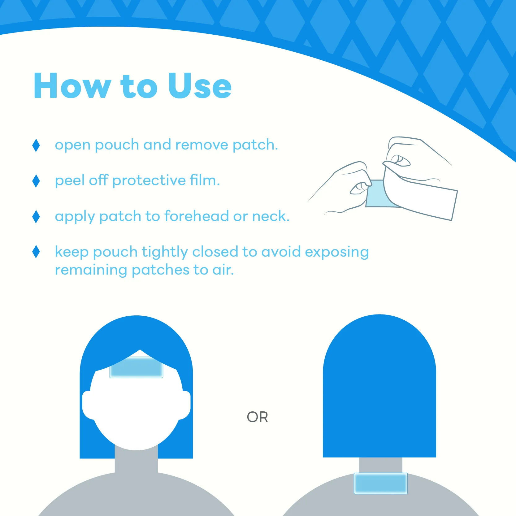 Physical Cooling Gel Patch, Instant Cooling Relief Patches, Kid Fever ...