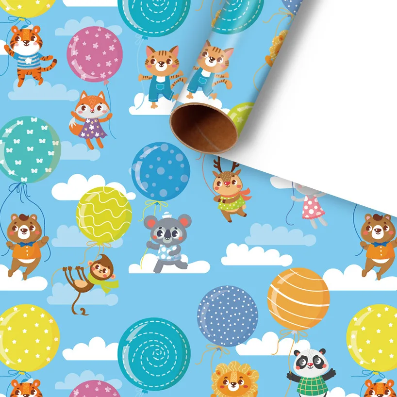 Wholesale Gift Box Wrapping Paper - Kids & Cartoon Animal