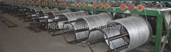 BS183 Galvanized Steel Wire Stranded SWG GI Wire 7/9 7/10 7/12