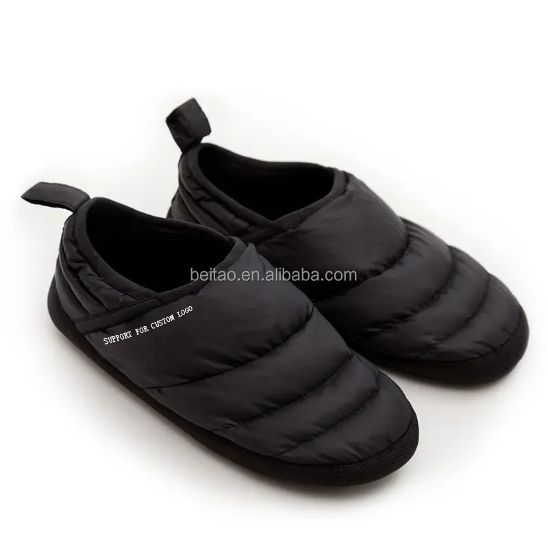 Ultralight Indoor Winter Duck Goose Down Slipper Women Men Soft Warm ...