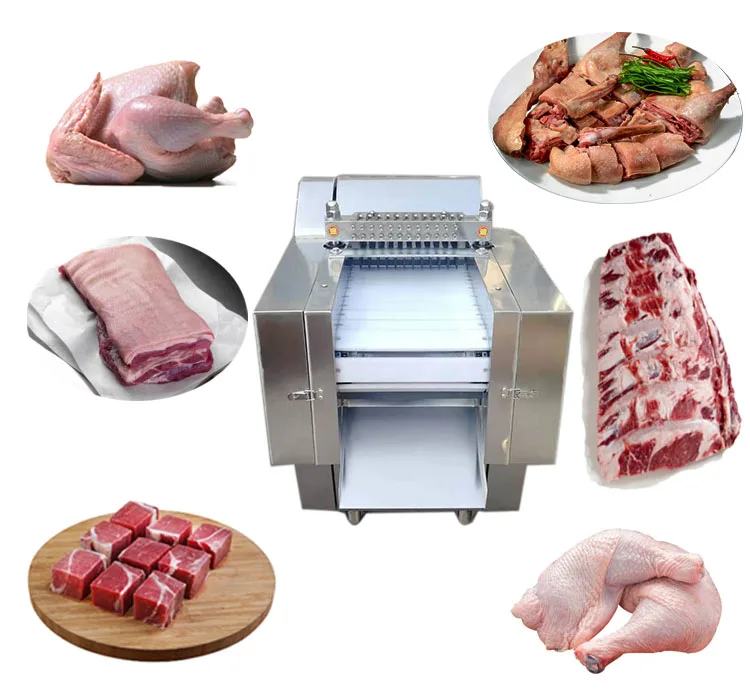 Convenient electric chicken leg cutting machine chicken raw dicing ...