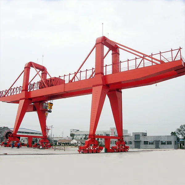 Shipyard Single Girder Boat Lifting Dock Gantry Cranes 5 Ton 10 Ton For ...
