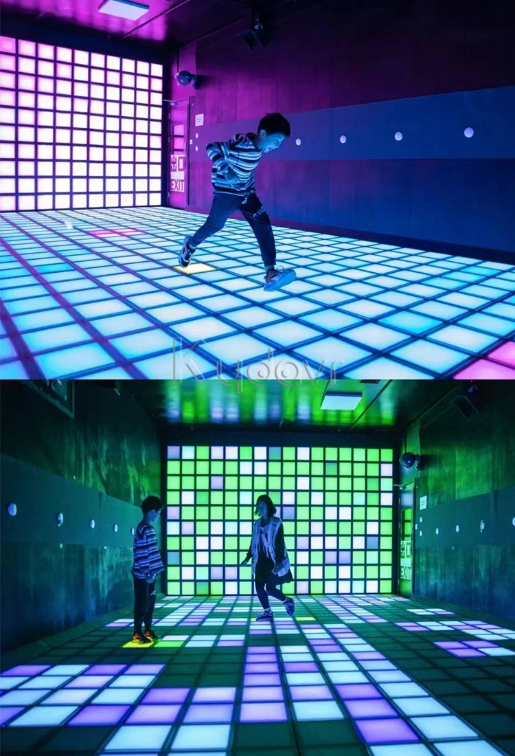 Indoor Activate Floor Tiles Gaming Room Kydavr Mega Relay Pixel Grid ...