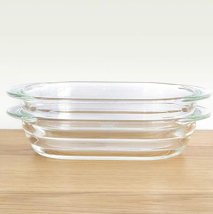 Oven Heat-resistant Rectangular Borosilicate Glass Baking Dishes With ...
