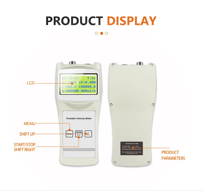 Water Velocity Water Level Spiral Paddle Type Velocity Tester Water ...