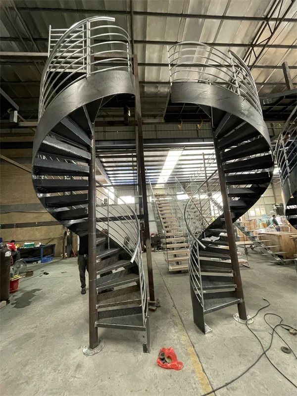 Modern Snail Interior Villa Circular Staircase Luxury Spiral Iron ...