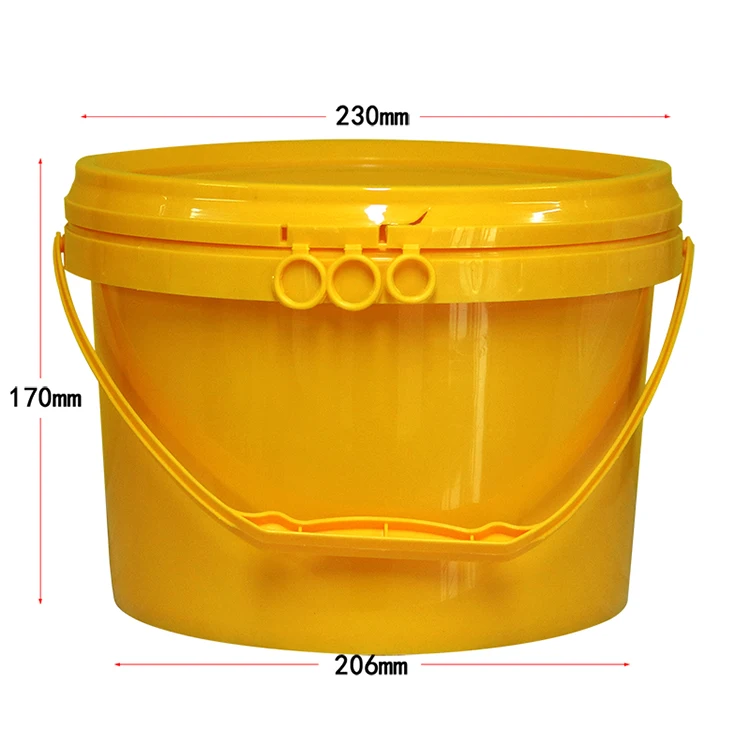5 Litre Plastic Bucket Plastic Bucket With Lid And Handle Plastic ...