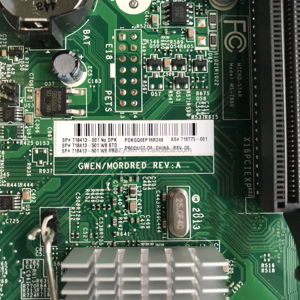 MS-7860 VER:1.2 for HP 400 G1 G2 MT Desktop Motherboard