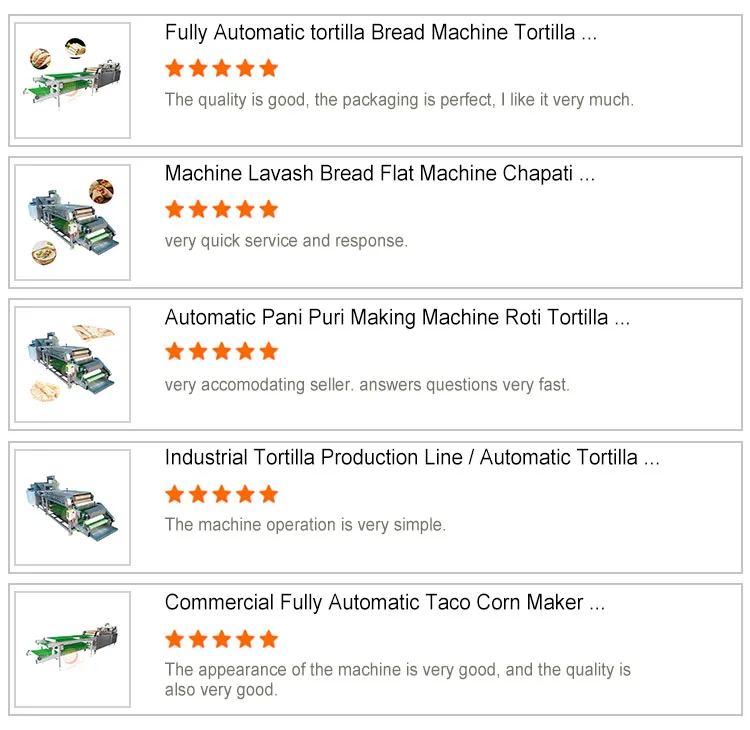 High Efficiency Paratha Production Line - Double Tortilla Machine