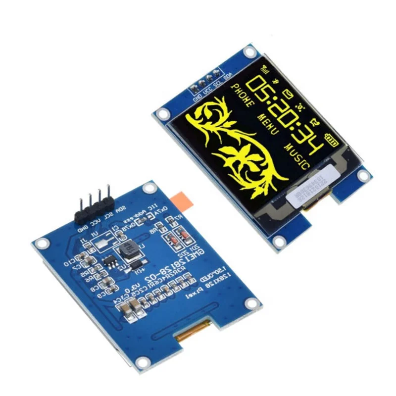1.5 inch oled display module 128128 screen OLED screen IIC interface ...
