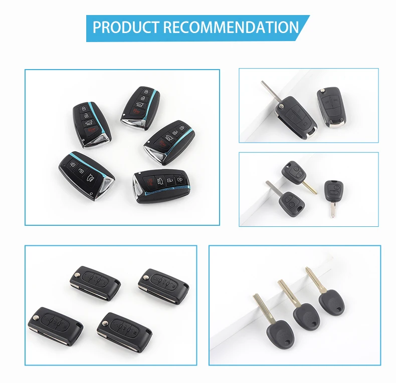 Auto Key 3 Button Smart Car Keys - Modified Remote Control