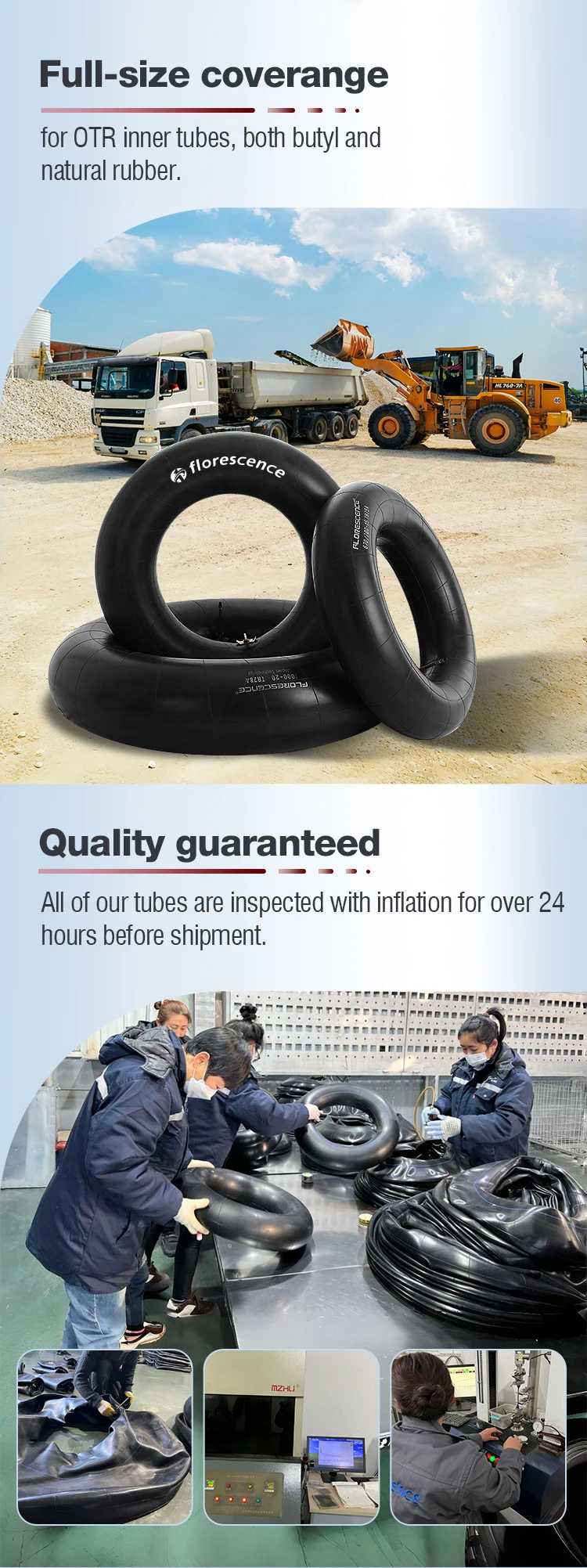 Loader Solid OTR Tire Loader Tires Whee 17.5-25 20.5-25 23.5-25 26.5-25 29.5-25 Loader OTR Tire ...