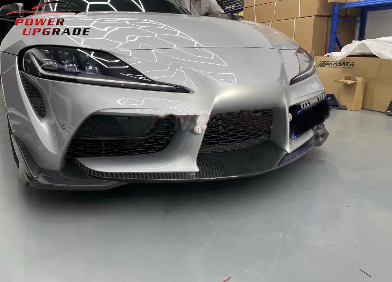 Toyota Gr Supra A90 A91 Toms Style Front Lip Spoiler