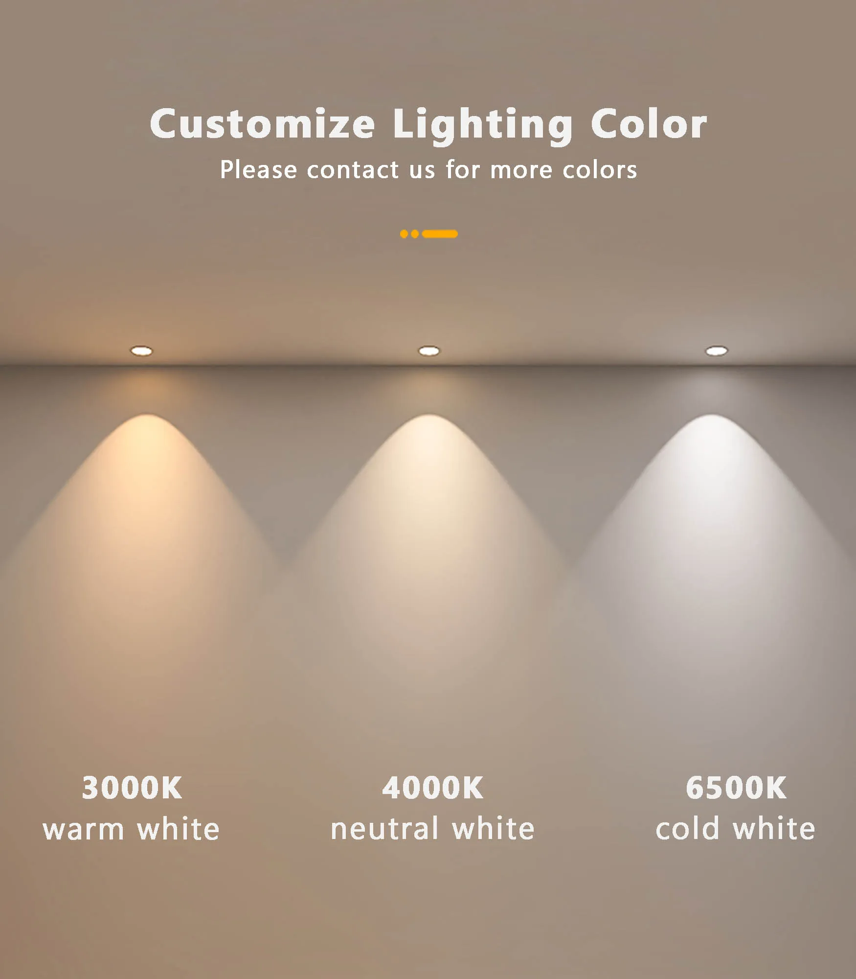 Trimless Rimless Ceiling 75mm Recessed COB LED Spot Down Light Office ...