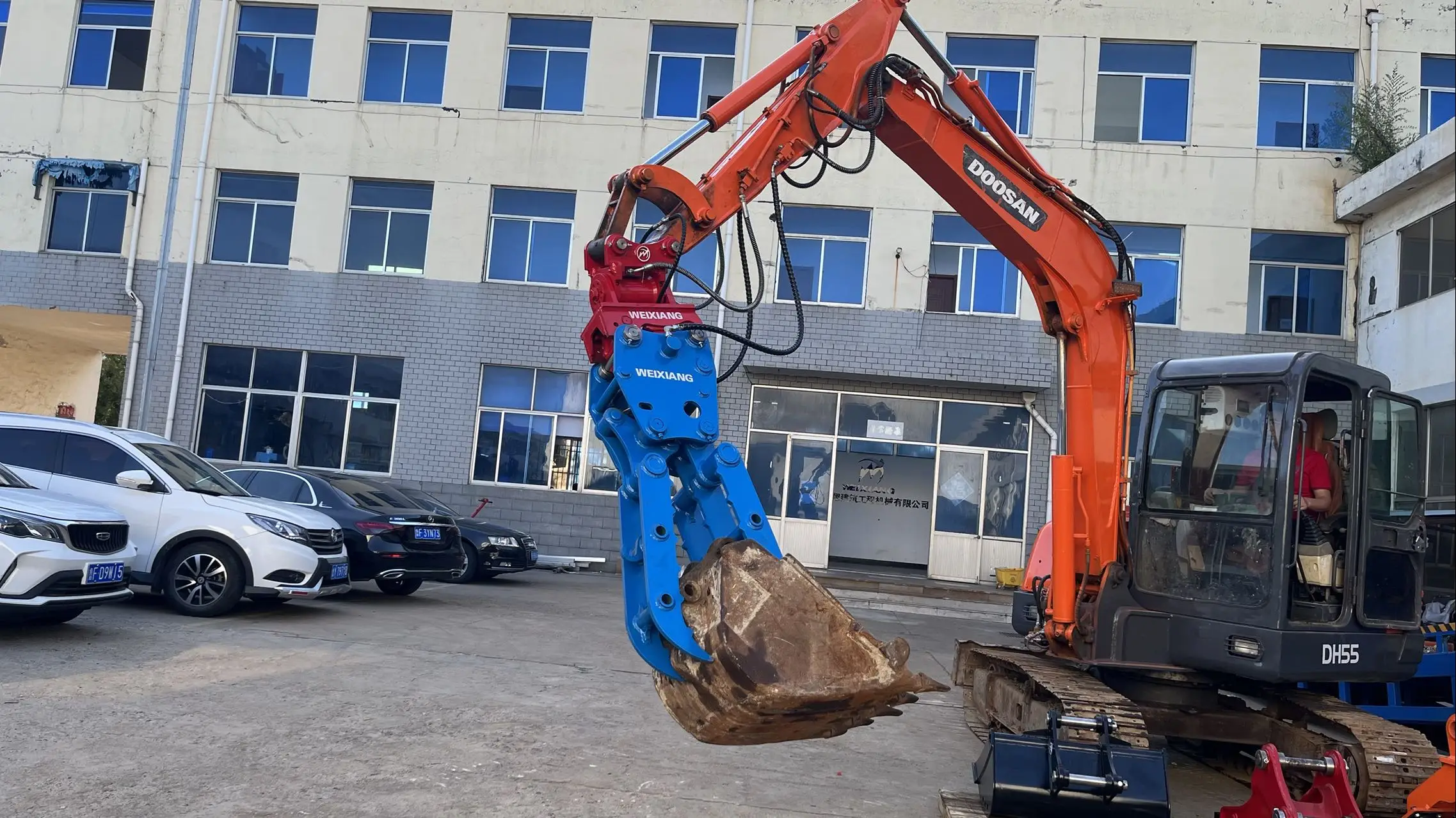 Excavator Hydraulic Quick Hitch Coupler - Mini Tiltrotator