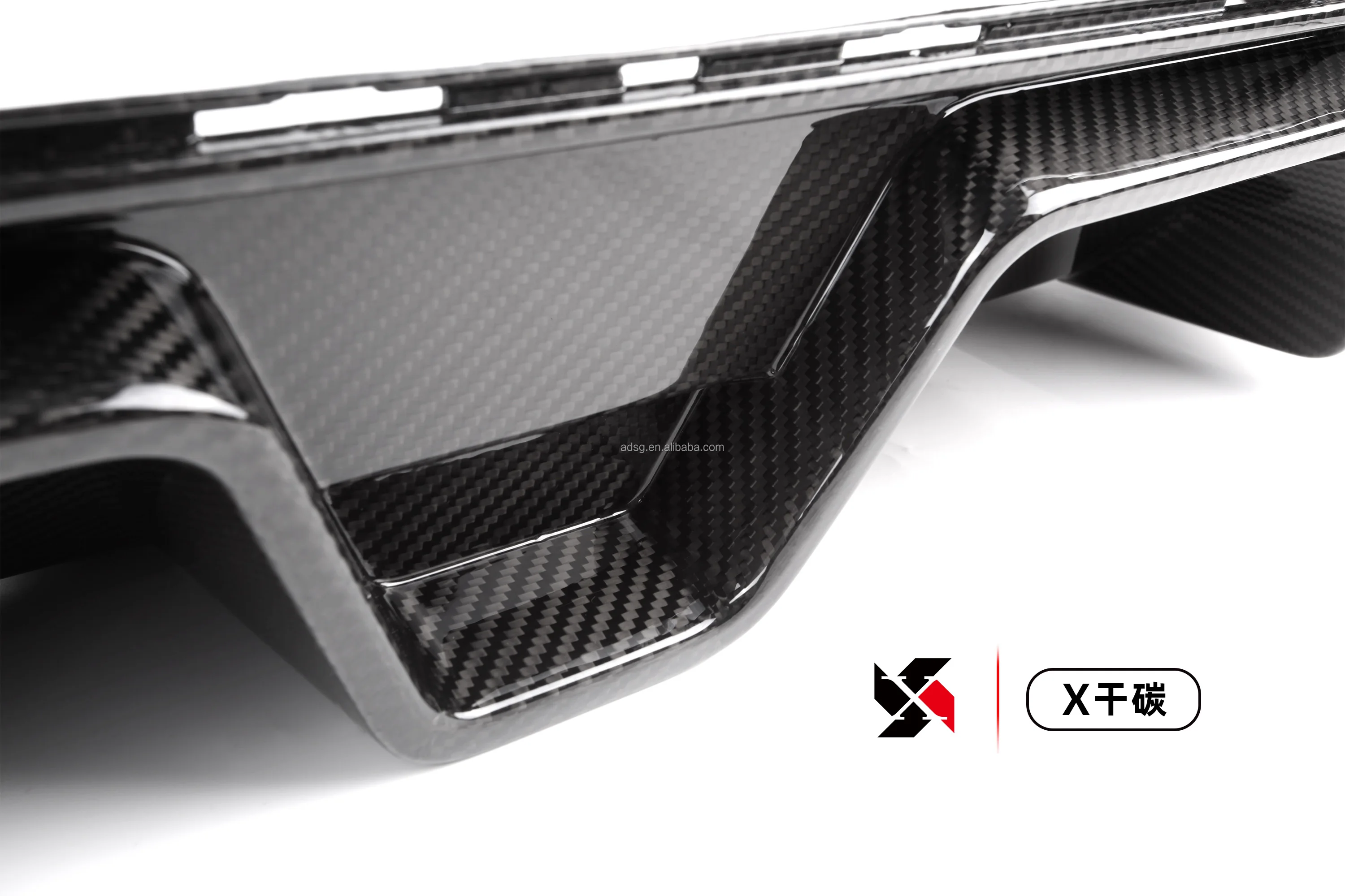 CS Style 5-Piece Set Car Rear Bumper Diffuser G30 Carbon Fiber for BMW G30