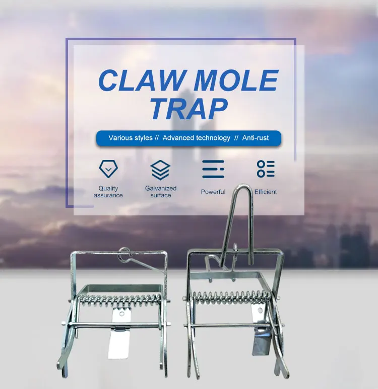 Mole Trap With Handle Trap Steel Gopher Traps Catchers Getting Rid of ...
