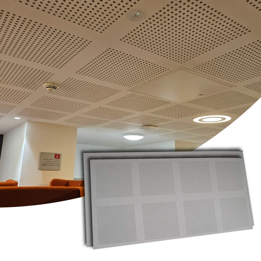 Perforated Gypsum Board With Irregular Circular Holes 1200x240mm X12mm ...