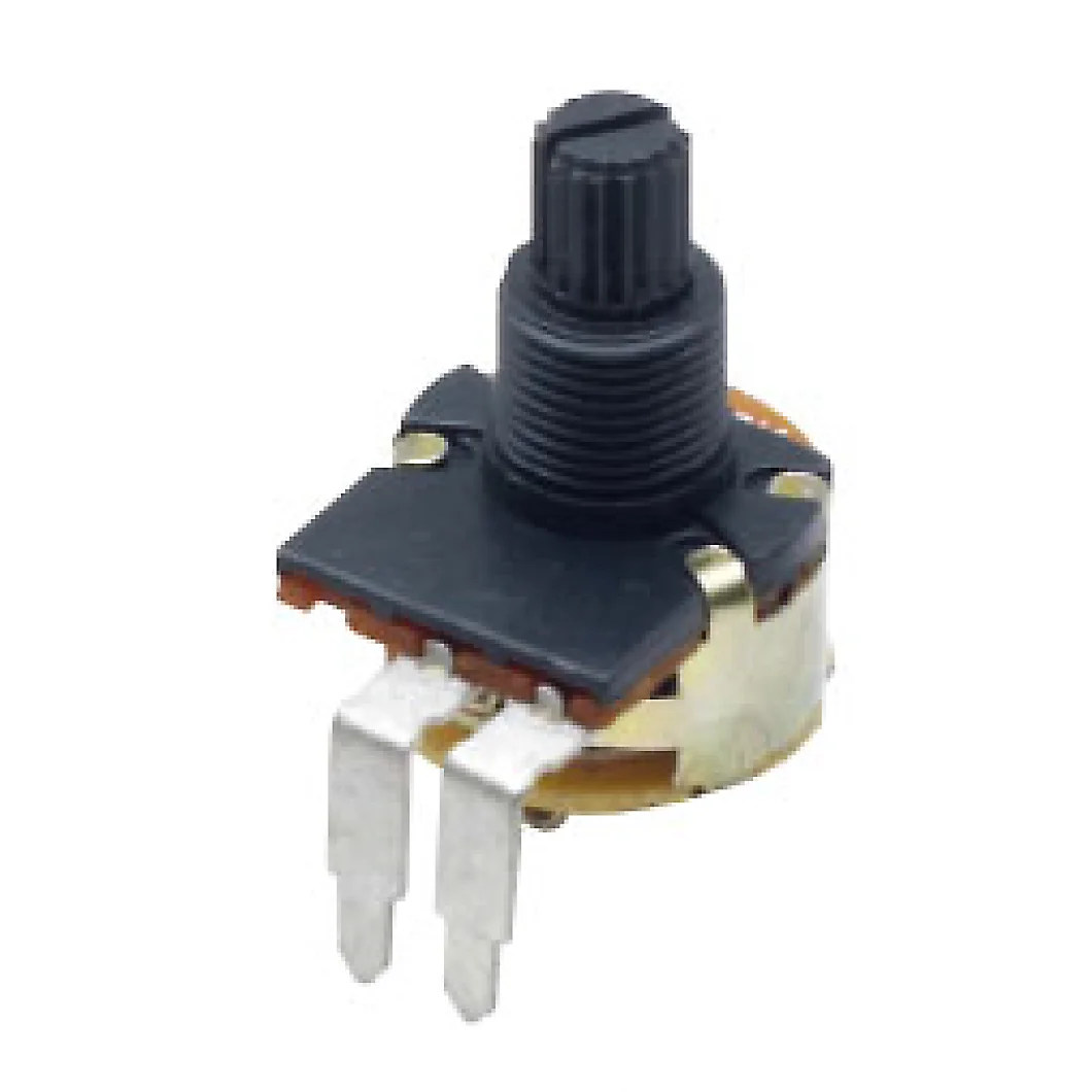 B2m Bent Foot Potentiometer With Single Joint Knob Switch Black Plastic ...