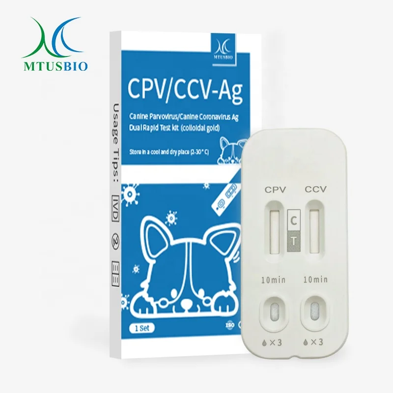 Canine Parvovirus/Canine Coronavirus Antigen Dual Rapid Test kit CPV ...